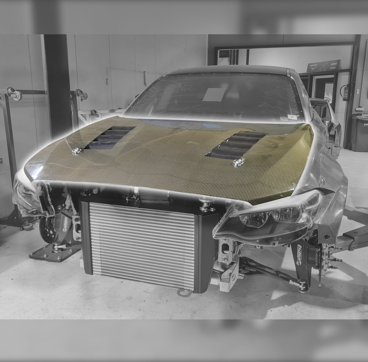 F22 Hood [OEM Size With Vents] – HGK Shop