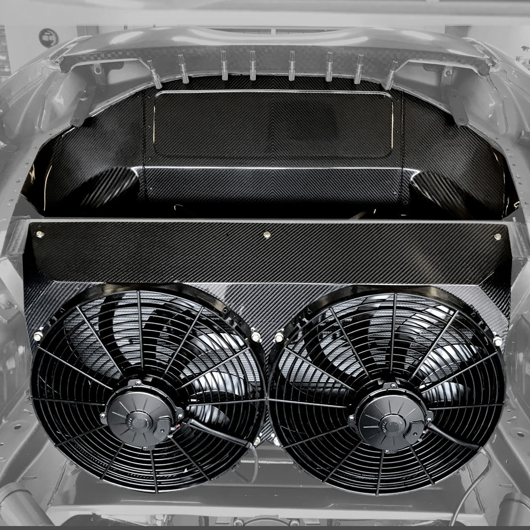 Carbon Fiber Rear Mounted Radiator Fan Diffusor V2 [Redirected] – HGK Shop