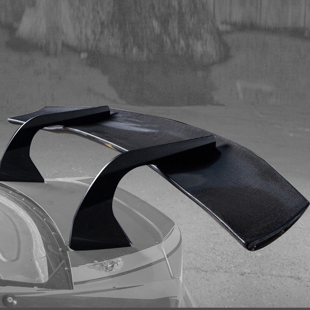 GT86 Rear Spoiler [Swan Type] With Aluminum Brackets - Carbon Fiber on ...