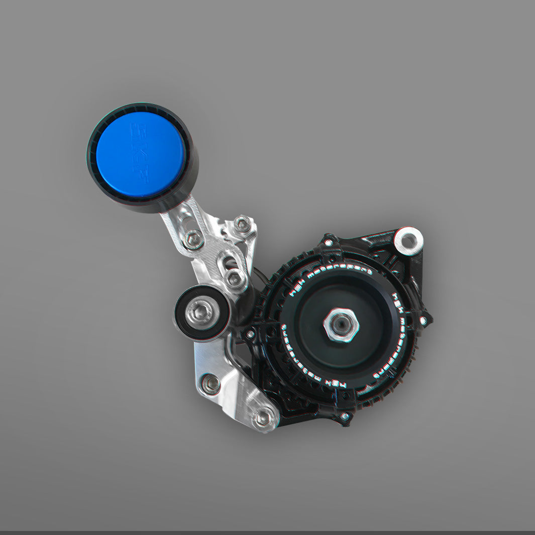 LS Based Engine Alternator Bracket With Tensioner Pulleys – HGK Shop